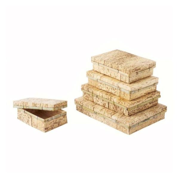 ●素材：竹皮・竹・綿糸　　　　●サイズ（cm）：本体外寸/約23×15×Ｈ4.5  内寸/約約22.5×14.5×Ｈ4.4●入数：1個※サイズは記載地を目指し手作りしていますので、仕上がりは多少前後する場合がございます。　ご検討時の目安とし...