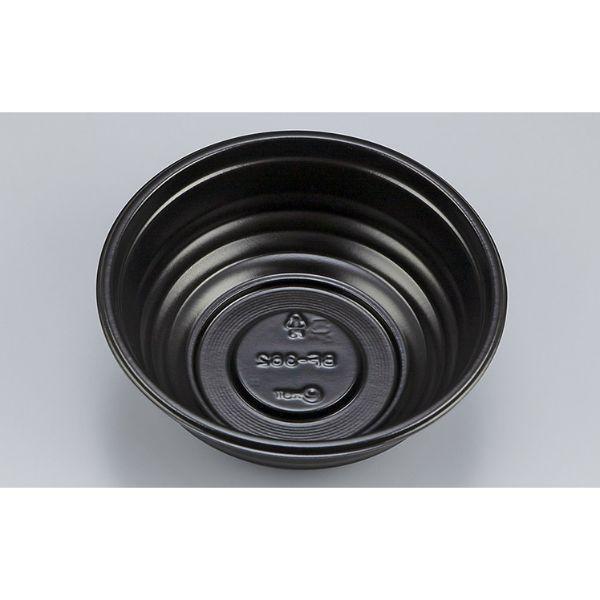 ＢＦ-362 黒 本体◇定番のどんぶり容器です。◇テイクアウトにもイベントにも最適です。◇レンジ対応のどんぶりです！※BF-362 嵌合蓋 の本体です。●本体：レンジ対応●素材：BF●耐熱温度：105℃　　　　　●サイズ：φ170×60mm...