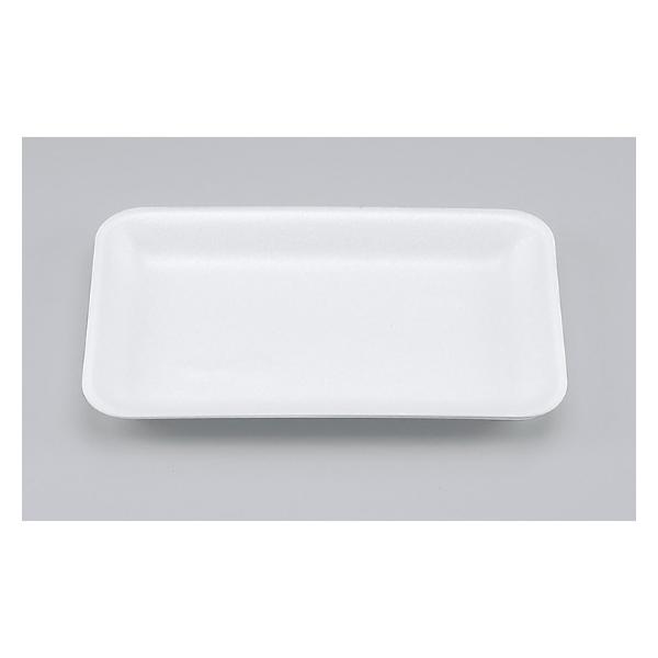 V-1 無地 ◇無地で汎用性のある発泡の業務用食品トレーです。◇お肉やお魚などの生鮮食品から揚物や煮物などのお惣菜まで幅広く使用されています。◇ラップを使用して包装する容器です。●素材：PSP●耐熱温度：85℃●特徴：断熱・保温・耐寒・省資...