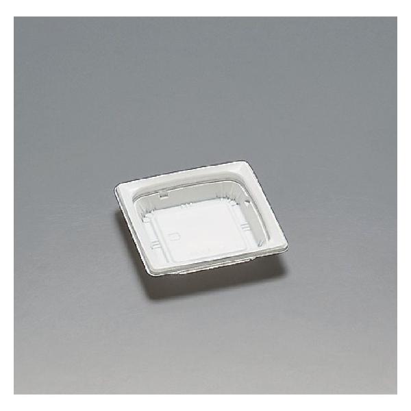 福皿12UH 白 本体◇定番のお惣菜の容器です。◇スーパーやお弁当屋さんで人気です。●本体：レンジ対応●素材：PPF●耐熱温度：130℃　　　　　●サイズ（mm）：125×125×25●入数：50枚　