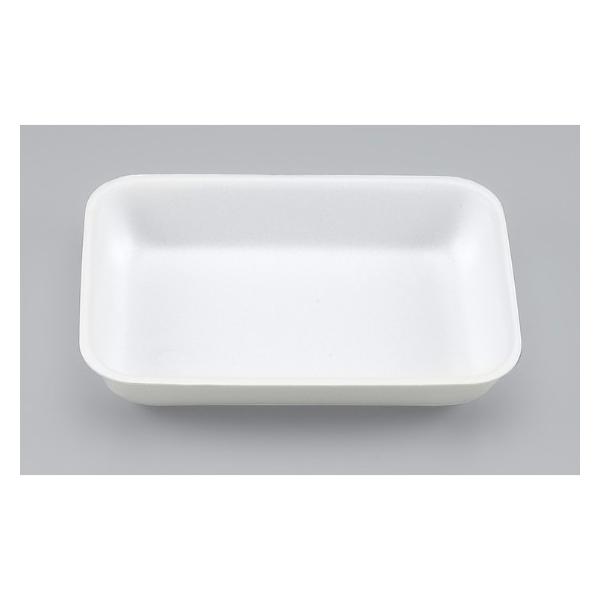 V-26 無地 ◇無地で汎用性のある発泡の業務用食品トレーです。◇お肉やお魚などの生鮮食品から揚物や煮物などのお惣菜まで幅広く使用されています。◇ラップを使用して包装する容器です。●素材：PSP●耐熱温度：85℃●特徴：断熱・保温・耐寒・省...