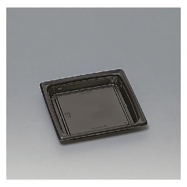 福皿18UH 黒 本体 ◇定番のお惣菜の容器です。◇スーパーやお弁当屋さんで人気です。●本体：レンジ対応●素材：PPF●耐熱温度：130℃　　　　　●サイズ（mm）：180×180×25●入数：50枚　