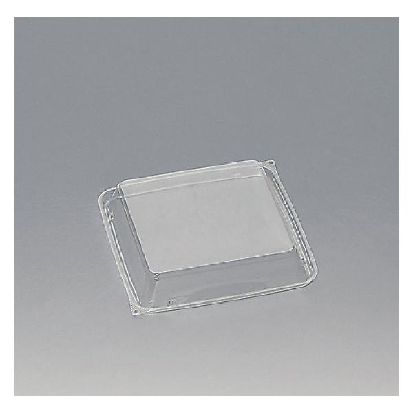 福皿18UF 蓋◇定番のお惣菜の容器です。◇スーパーやお弁当屋さんで人気です。●蓋：レンジ不可●素材：OPS●耐熱温度：80℃　　　　　●サイズ（mm）：168×168×23●入数：50枚　