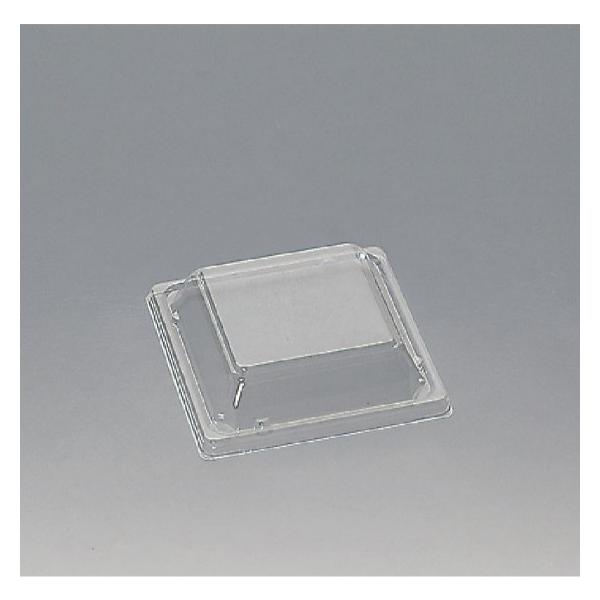福皿15F 蓋◇定番のお惣菜の容器です。◇スーパーやお弁当屋さんで人気です。●蓋：レンジ不可●素材：OPS●耐熱温度：80℃　　　　　●サイズ（mm）：152×152×30●入数：50枚　