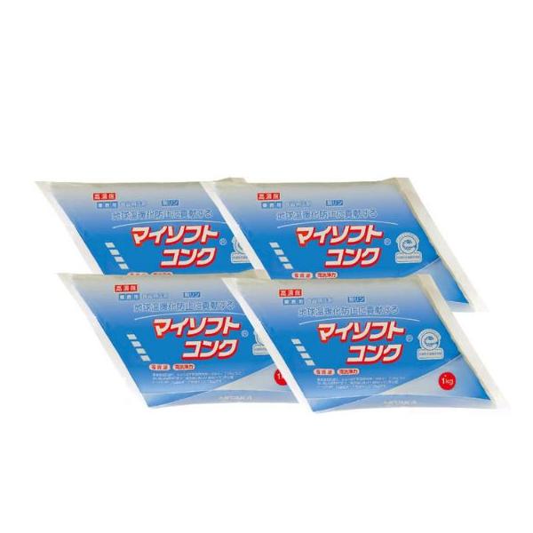 ニイタカ マイソフトコンク 小箱◇CO2排出量を削減できます。◇パウチ包装で環境にやさしい。ボトルに注ぎやすく、薄める作業が簡単かつ正確にできます。◇4.5倍に薄めて使え、4袋で一斗缶18kgの洗剤と同じ量があります。【株式会社 ニイタカ】...