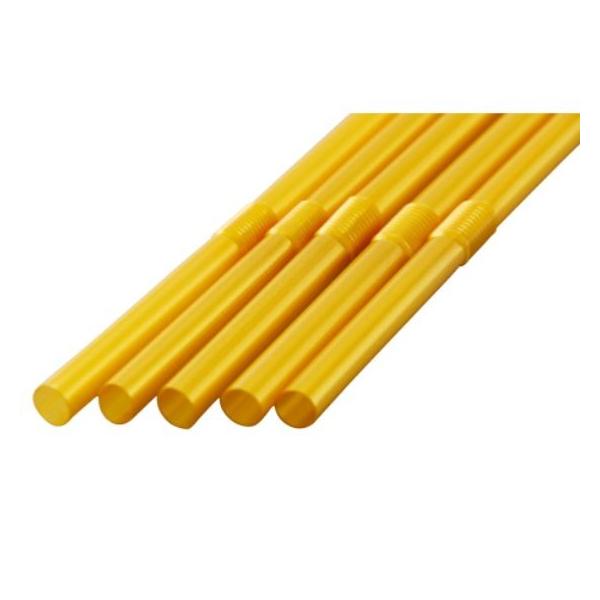 DAIYA STRAW フレックスストロー ダイヤゴールド◇ジュース用の曲がるストロー（包装なし）です。●サイズ：φ6mm×21cm●入数：250本