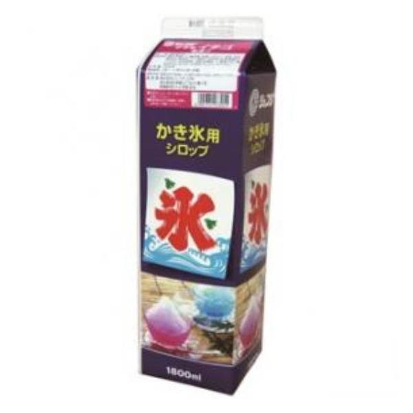 かき氷用シロップ いちご◇イベントでの祭りや屋台や模擬店、ご家庭でもご利用ください。◇炭酸水で割ってソーダにしたり、手作りゼリーなどお菓子の材料としてもお使いいただけます。●サイズ 85×85×300mm●保存温度帯：常温●賞味期限：製造日...