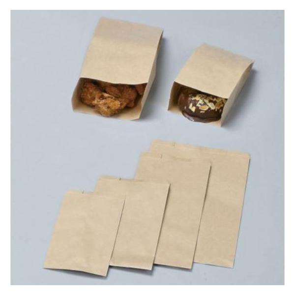 ニュー耐油袋 未晒 G-特小 福助工業◇耐油紙を使用しているため、油もの等に対応できます。◇菓子パン（揚げパン、ドーナツ）、惣菜（唐揚げ、コロッケ、天ぷら）、フライドポテト、フライドチキンなど幅広くご使用いただけます。※食材の油、タレ等の液...