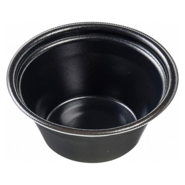 MFPホットカップ142（63）黒W 本体◇スタック性が高いスープ専用容器です。◇電子レンジ加熱時に蓋が飛びにくい新構造！◇蓋をしたままでも蒸気が抜けます。◇従来型の蒸気穴ではない為、異物混入しにくいです。●本体：レンジ可●素材：マルチFP...