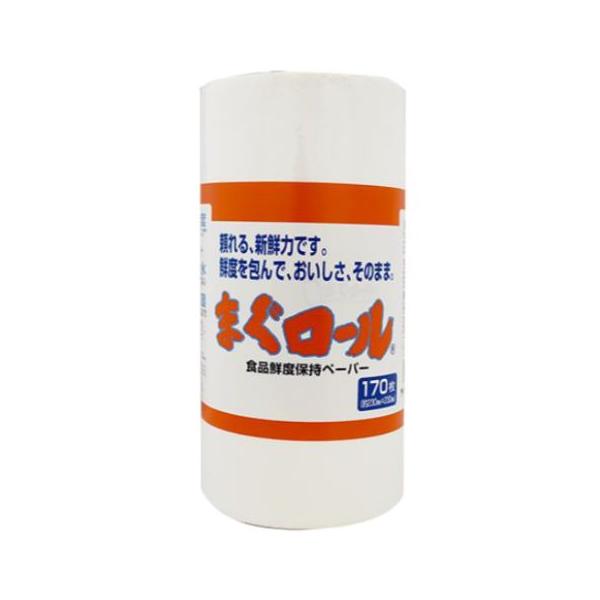 まぐロール　230×230mm×170枚ロール◇「まぐロール」は、特に冷凍マグロ・生マグロの解凍に最適な、食品鮮度保持ペーパーです。◇解凍時に出るドリップを吸収して水分・温度を調整し、鮮度とピンク度（色合い）を保ちおいしさを逃しません。◇吸...