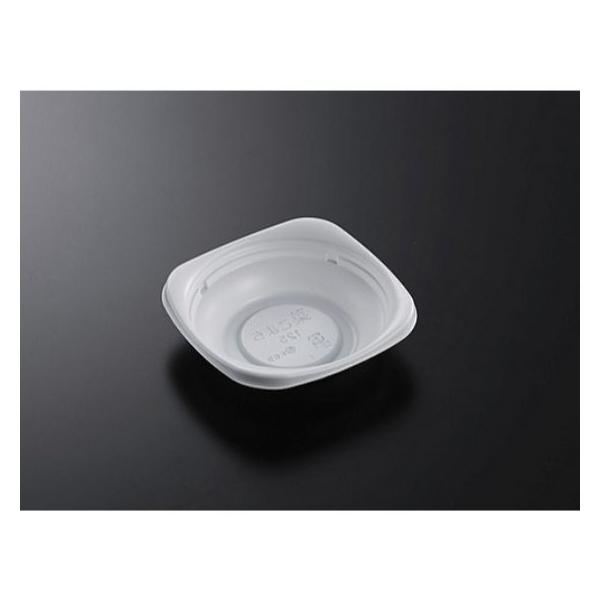CT菜こまち 125 W 身 ◇売り場から食卓まで美味しく演出！◇防汁性が高く、食材をはさみ込みにくい設計。◇ボリュームアップを演出するラッパ形状のデザイン。◇大きなベロが付けられた開けやすい蓋。●本体：レンジ対応●材質：CT ●耐熱温度：...