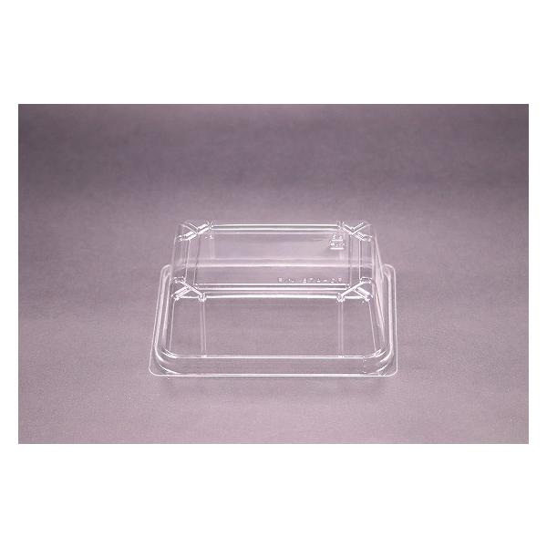 Fパレ 87A-CF（外嵌合）◇サンドイッチや調理パンの容器です。◇蓋の高さのバリエーションで多彩なメニューに対応！●材質：OPS●耐熱性：80℃●サイズ：外寸・深さ（mm）/125×92×31●入数：50枚