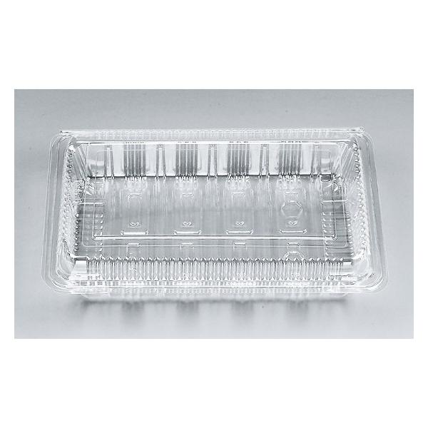 フードパック Ｈ-7-B ◇テイクアウト容器の定番品、透明のフードパック！◇お惣菜のテイクアウトやイベント・お祭りに幅広く使われています。●本体：レンジ不可●素材：OPS●耐熱温度：８５℃　　　　　●サイズ：２２１×１４０×３０（１５）mm...