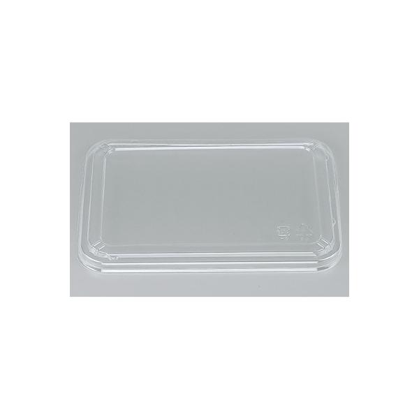 BF-74嵌合蓋◇定番の四角のどんぶり容器です。◇テイクアウトにもイベントにも最適です。●レンジ不可●素材：OPS●耐熱温度：８５℃　　　　　●サイズ：１８９×１３０×３mm ●入数：５０枚