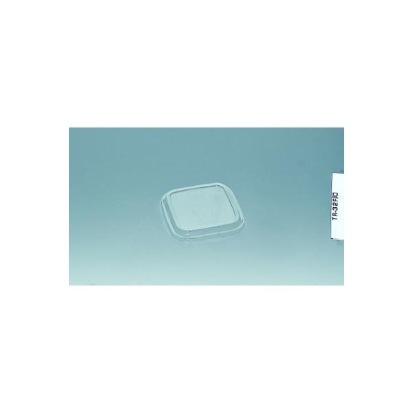 TR-32F 厚口（外嵌合）◇TR-32H 白、TR-32H 黒、TR-32H R/B 本体の蓋です。●レンジ不可●素材：OPS●耐熱温度：８０℃　　　　　●サイズ：１６０×１６０×９mm ●入数：５０枚