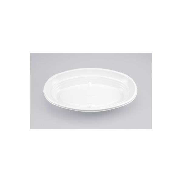 BF-214-1 ホワイト 本体◇定番のカレー容器です。◇お弁当屋さんで人気です。●本体：レンジ対応●素材：BF●耐熱温度：１０５℃　　　　　●サイズ：２３２×１４２×３５mm ●入数：５０枚