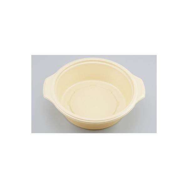 BF-386 ゴールド 本体 ◇煮込みや惣菜の容器です。◇スープメニューに最適な鍋型の容器です。◇汁物がこぼれにくい内嵌合タイプの容器です。●本体：レンジ対応●素材：BF●耐熱温度：１０５℃　　　　　●サイズ：２１２×１８５×５５mm ●入...