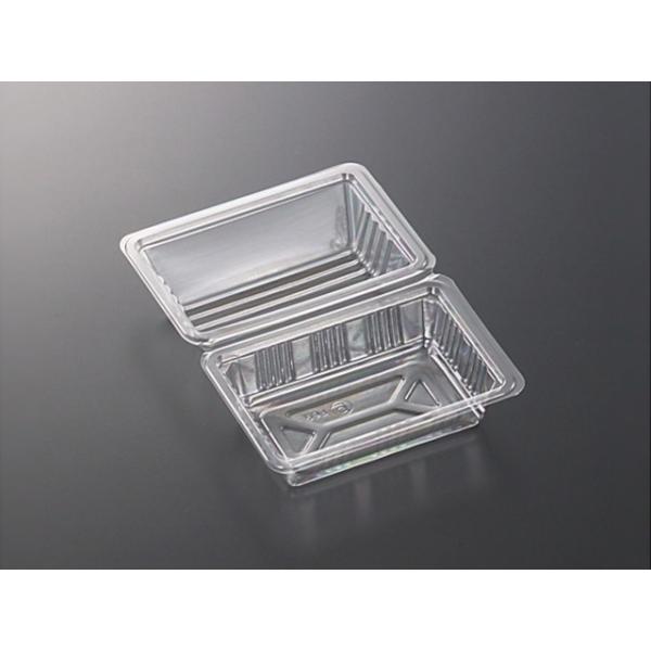 おにぎりが3個入る容器になります。■商品情報商品サイズ：185×131×30数量：1袋（1袋＝100入）素材：OPS　（耐熱80度）レンジ対応：×商品タグ：使い捨て　ディスポーザブル　弁当箱　弁当容器　業務用　スーパー　宅配　デリバリー　テ...