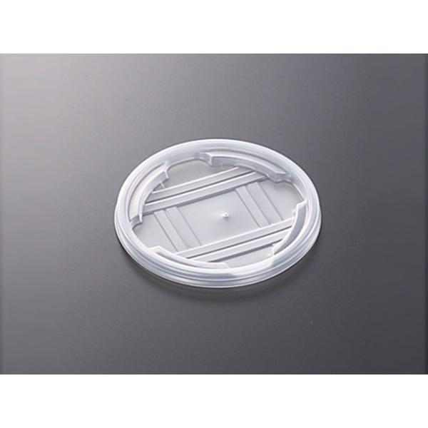 使い捨てのカップの蓋です。■商品情報商品サイズ：96パイ×9数量：1袋（1袋＝100入）素材：PP　（耐熱110度　耐油）レンジ対応：◯商品タグ：使い捨て　ディスポーザブル　カップ　弁当容器　業務用　スーパー　テイクアウト　メーカー品番：4...