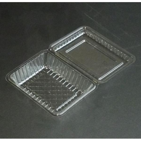 フードパック　小カラー：透明サイズ：外寸/120×95×23mm（フタ8mm）　内寸/105×80×23mm（フタ8mm）1枚重量：2.8g材質：OPS入数：100枚※こちらの商品は他の商品（同梱不可商品除く）と同梱可能です