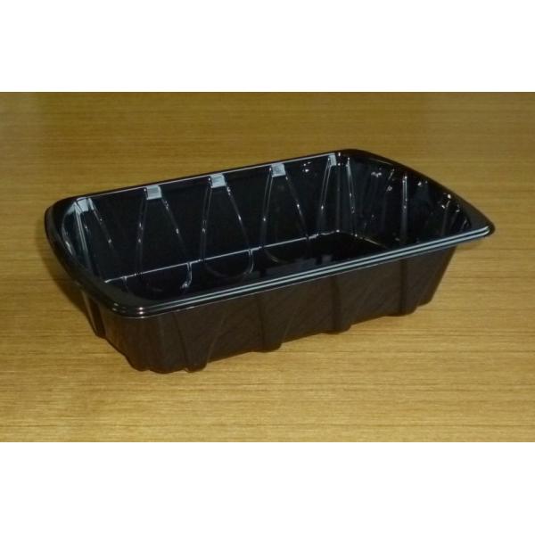 フルーツケース　13号カラー：黒サイズ：207(197)×127(116)×52mm　※()内は底サイズになります1枚重量：12.6g材質：A-PET入数：100枚こちらの商品は他の商品（同梱不可商品除く）と同梱可能です。