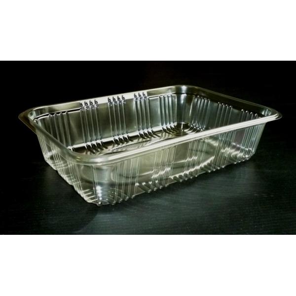 フルーツケース　25号カラー：透明サイズ：225(210)×155(140)×50mm　※()内は底サイズになります1枚重量：13.5g材質：A-PET入数：100枚こちらの商品は他の商品（同梱不可商品除く）と同梱可能です。