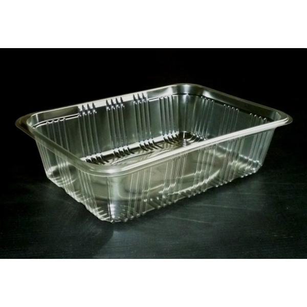 フルーツケース　36号カラー：透明サイズ：243(228)×175(160)×63mm　※()内は底サイズになります1枚重量：18.7g材質：A-PET入数：100枚こちらの商品は他の商品（同梱不可商品除く）と同梱可能です。