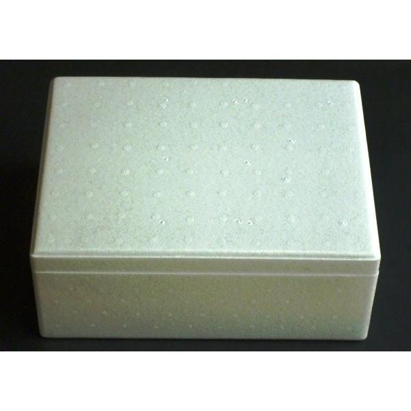 保冷箱　Ｍサイズ：（外寸）長さ305×幅240×高さ120mm　　　　（内寸）長さ270×幅205×高さ80mm材質：発泡スチロールカラー：白数量：1個※クーラーボックスとしてご使用の際は保冷剤・ドライアイス・氷等を入れてくださいこちらの商...