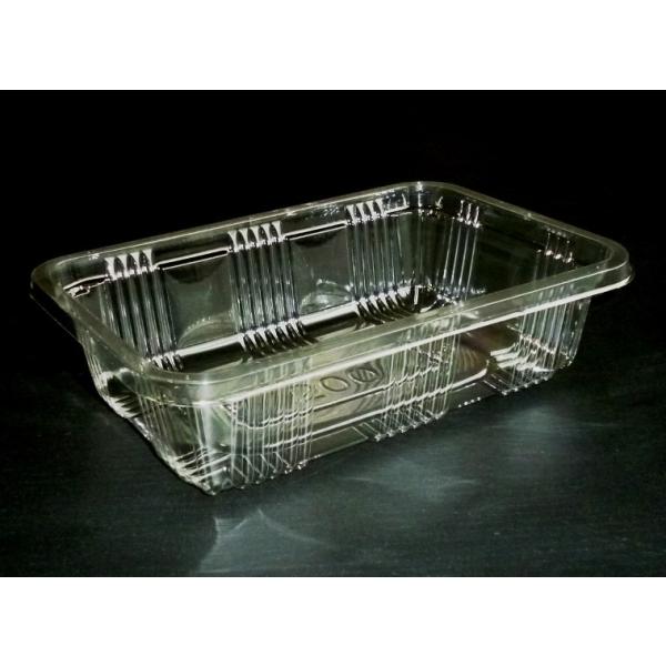 イチゴケース（フルーツケース）　200g用カラー：透明サイズ：170(158)×117(103)×45mm　※()内は底サイズになります1枚重量：5.8g材質：A-PET入数：100枚こちらの商品は他の商品（同梱不可商品除く）と同梱可能です。