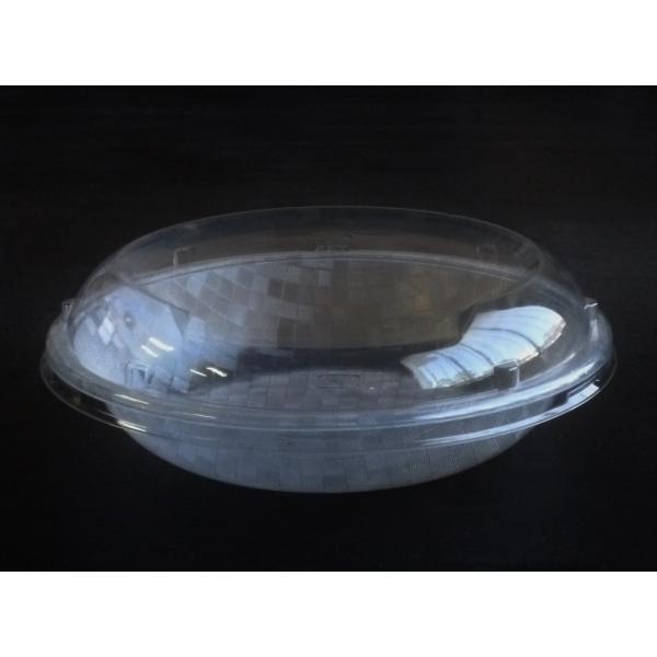 商品名：TPSボウル 160浅 CE（身）＋CFボウル 160（蓋）セットメーカー名：中央化学株式会社サイズ：155ф×27mm（蓋27mm）材質：身＝ポリスチレン、蓋＝A-PET入数：50個用途：サラダ、カットフルーツ※こちらの商品は他の...