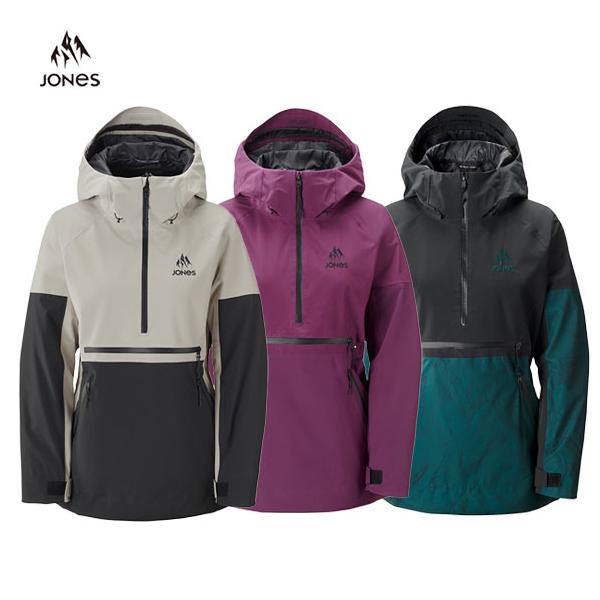 リラックスフィットのオールコンディションプルオーバーシェル。バックカントリーやリゾートで思う存分ライディングするライダーへ。100%リサイクルの20K防水20K透湿の4WAYストレッチ2レイヤーラミネートシェル生地で、PFASフリー。100...