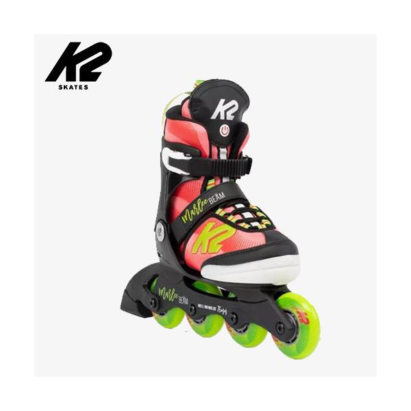 サイズ調整可能なジュニア・キッズモデル。足元が光るギミックつき。スケートホイールサイズ80mm83aスケートベアリングABEC 3