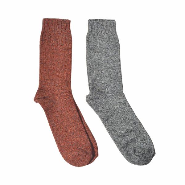 コペンハーゲン発のデモクラティックソックス、ミックスのクルーソックス。落ち着きがあるメランジの靴下。丈夫で長持ち。飽きが来ないのもこの柄だから。北欧の風合いも出ています。着こなしを選ばず、普段使いに最適、肉厚な素材感で、雰囲気も良し。季節を...