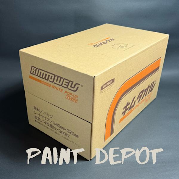 シートサイズ：380mm×320mm枚数：4枚重ねX300枚素材：パルプ＜製品特長＞◆多量な水や油の拭き取りに適した白色の紙ウエス◆衛生面を重視する現場で活躍するホワイトカラーのキムタオル◆毛羽立ちが少ない◆シートサイズが均一で無駄なく使用...