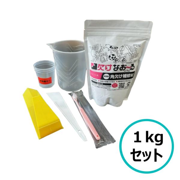 ★施工キット付！◎特長・簡単補修！水と混ぜるだけの簡単な手順！・強度＆接着力が高い！プレミックスポリマーモルタルの為、強度も接着力も強い！・補修箇所が目立ちにくい！仕上がりが綺麗！◎注意事項・水は、水道水水質同等の物を使用してください。不純...