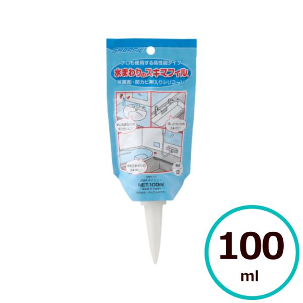 水まわりのスキマ補修に最適な、防カビ・抗菌効果を備えたシリコーン系充填剤です。浴室や洗面台、タイル目地などにしっかり接着し、防水シールとして優れた性能を発揮します。専用工具なしで手絞り施工が可能で、簡単に使用できます。SIAA登録の防カビ加...