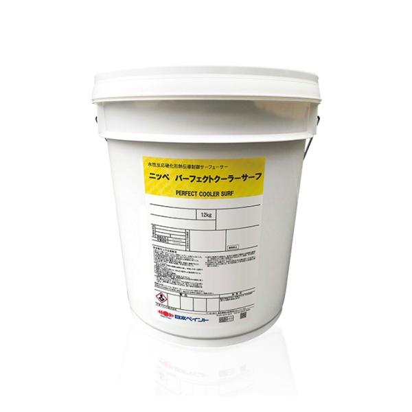 従来の下塗り塗料よりも熱伝導率を低減。上塗り「パーフェクトクーラーベスト」との組み合わせでより高い遮熱性能を発揮する、屋根用遮熱塗料用下塗り。