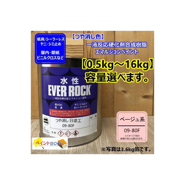 水性エバーロックは、アクリル樹脂系非水分散形塗料「エバーロック」のもつ塗りやすさ、すぐれた付着性、耐久性およびヤニ、シミ止め効果などの特長を活かし、低VOCかつ低臭の水性化に成功した、室内環境対応型の水性ツヤ消しエマルションペイントです。 ...