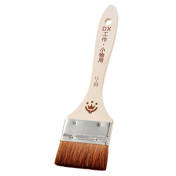 ●特長/用途：毛材に山羊毛を使用しているのでニスや油性の塗料を使用する際にご使用ください。●材質/素材：毛材（山羊毛）、柄（木、スチール）●原産国：中国