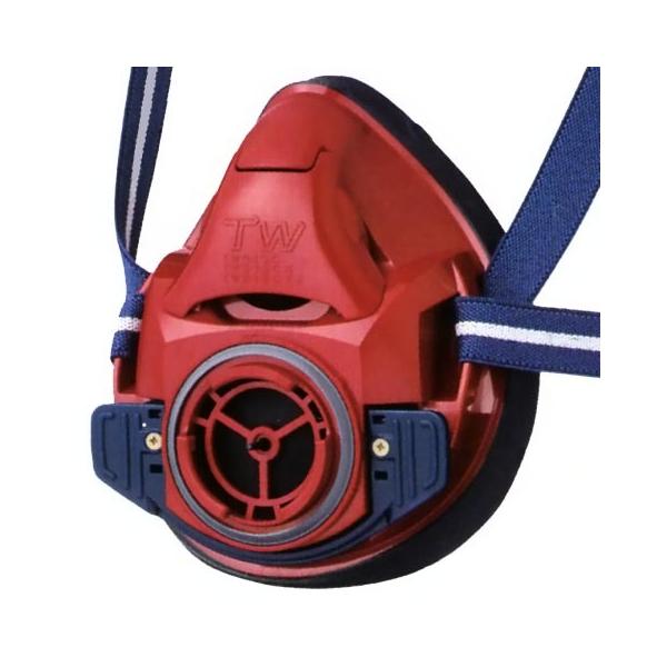 重松製作所(シゲマツ) 防じん・防毒マスク 烏羽色 TW01SCは、ひとつの面体で、取替え式防じんマスクと直結式小型防毒マスクの国家検定に合格しています。(フィルターは付属しません)・作業環境に応じてフィルター、又は吸収缶のどちらも取付けら...