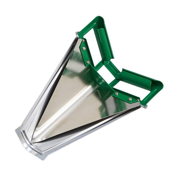 Vカッター◆セーフティーガード付で安全設計●9L、18Lの石油缶を開缶する際に使用できる缶切りです。●コーナー部分を簡単に切ることができ、天切缶が楽に開けられます。