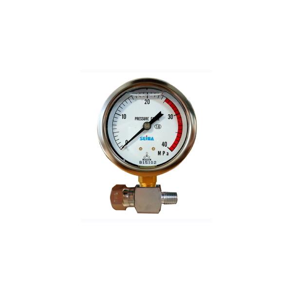 精和産業　圧力計セット　各種■圧力計セット(1/4)　201702 　スーパー30・60・TB-7用 ジョイント付■圧力計セット(3/8)　201703　スーパー70・100・101GE・TB-9・TK-1500用 ジョイント付