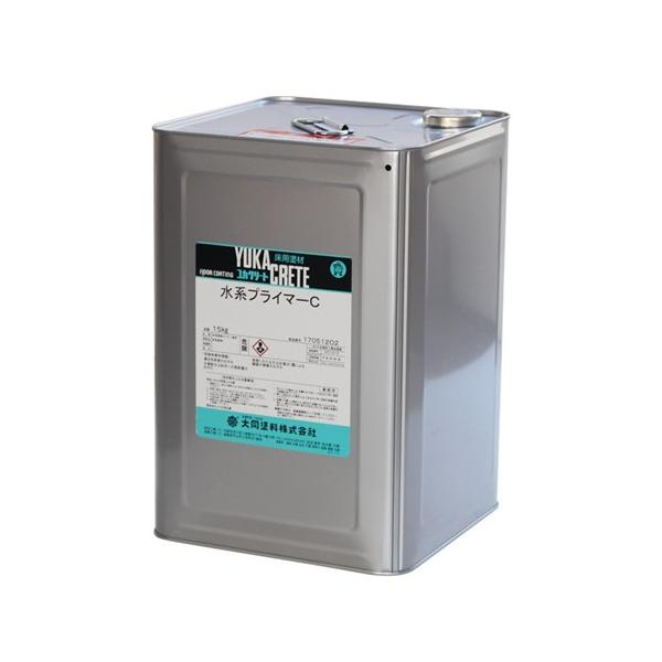 ユカクリート水系プライマーC クリヤー 15kg(約100平米/1回塗り)コンクリート/ユカクリート/水性クリヤー/クリヤ/大同塗料ユカクリート水系プライマーCは1液カチオン型水溶性下塗剤です。コンクリートやモルタル面の他、アスファルト面、...