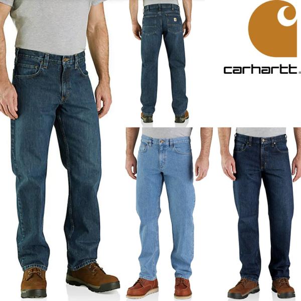 CARHARTT RELAXED FIT 5-POCKET JEANカーハート デニムパンツ[サイズ：ウェスト / 股下 / ワタリ / 裾幅]【W30 x L30】80cm / 76cm / 32cm / 21cm【W32 x L30】8...