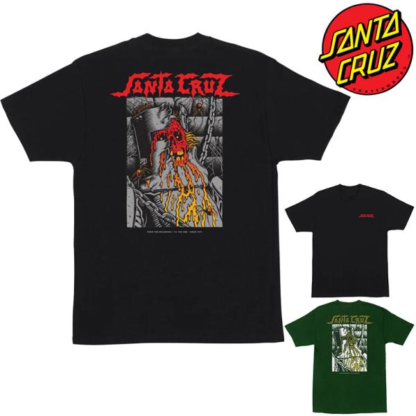SANTA CRUZ PACE DUNGEON S/S TEEスクリーミングハンド SCREAMING HANDサンタクルーズ Tシャツ[サイズ：肩幅 / 着丈 / 身幅 / 袖丈]【M】48cm / 73cm / 50cm / 21cm【...