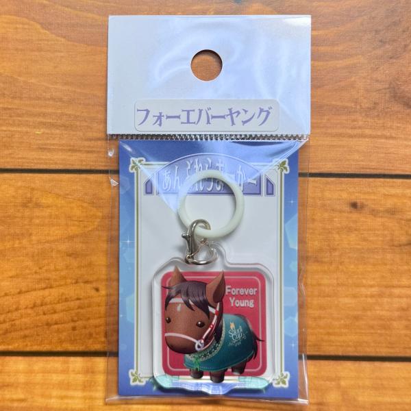 【発売日：2026年04月11日】こちらの商品は競走馬「フォーエバーヤング」をモチーフにしたアクリル製のアンブレラマーカーです。付属のリングを傘の柄に付けてご利用ください。（※口径の小さいリングを使用しておりますので、装着の際は引きちぎらな...