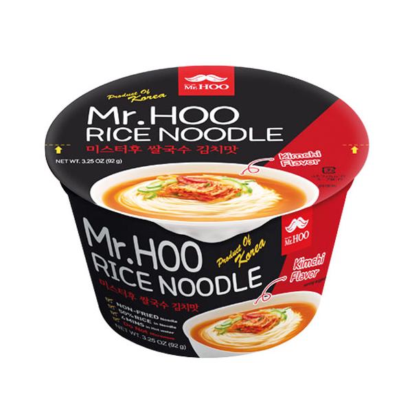 厳選されたお米を使用して麺がもちもちとして柔らかい食感です。揚げてない乾麺でヘルシーでさっぱりしたキムチ味のライスカップ麺です。