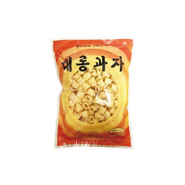 韓国ではこの「デロン菓子」が飲み屋のお通しとして出されるお菓子です。