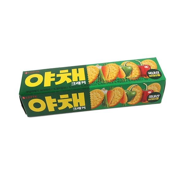 淡泊なジャガイモと100％韓国産野菜8種使用！さっぱりサクサクでおいしいクラッカーです〜