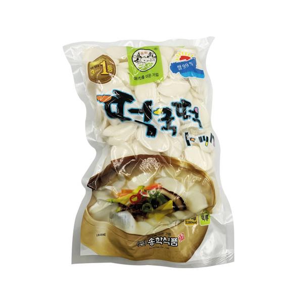 韓国式のお雑煮用の餅です。すき焼、おでん、ラーメンなどにご利用いただけます。